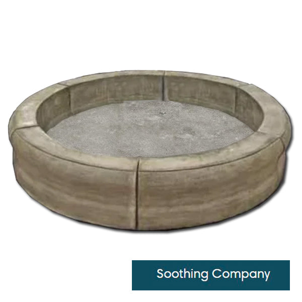 Medium Fiore Pond - Poly Basin with Set of 6 Coping Caps | 82.5 Diamet ...