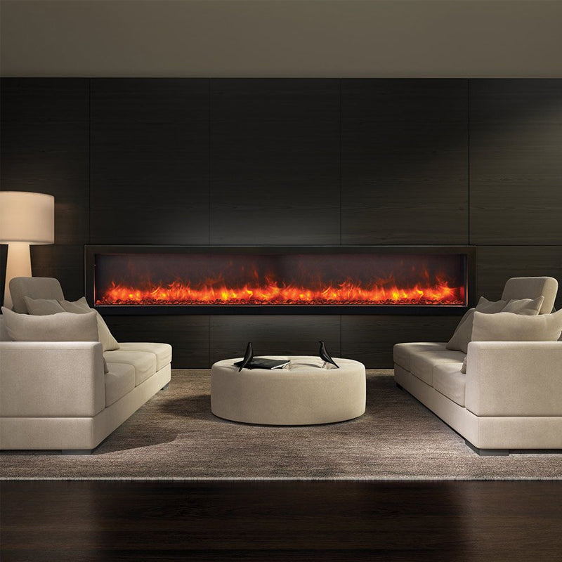 Amantii Panorama 88" Deep Full View Smart Indoor| Outdoor Electric Fir ...