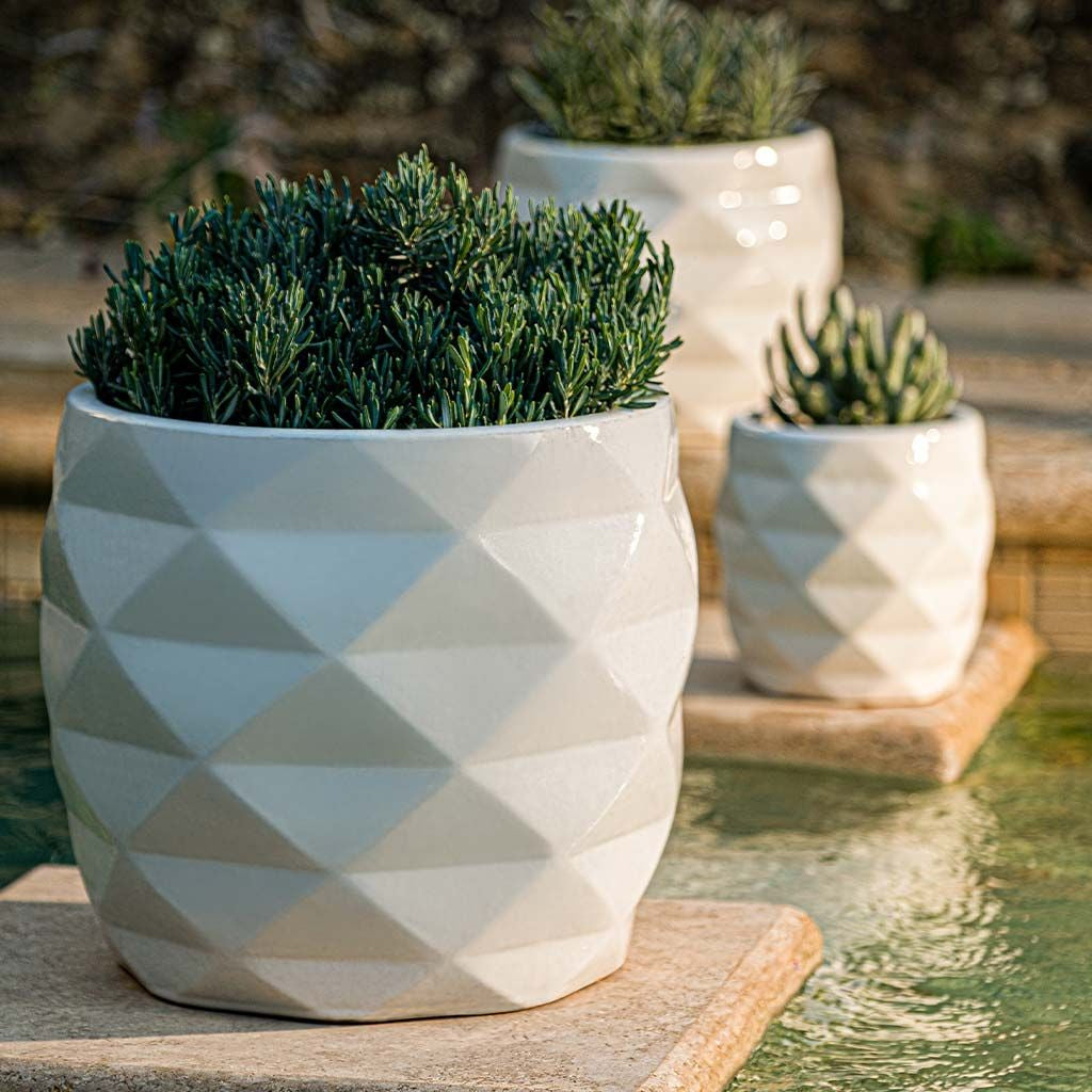 Origami Planter Nested Set of 3 | Glazed Collection – Soothing Company
