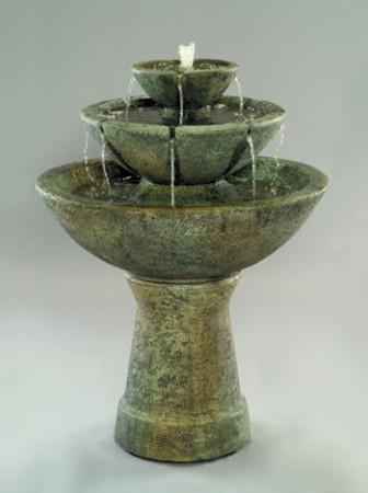 3-Tier Color Bowl with Lips - Tall Fountain – Soothing Company