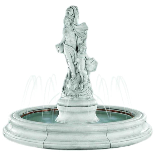 Venus with Dolphins in Toscana Pool Fountain – Soothing Company