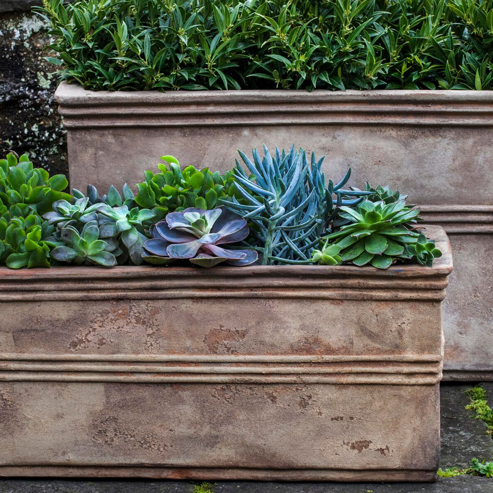 Antico Rectangular Planter Set of 2 | Terra Cotta Collection – Soothing ...