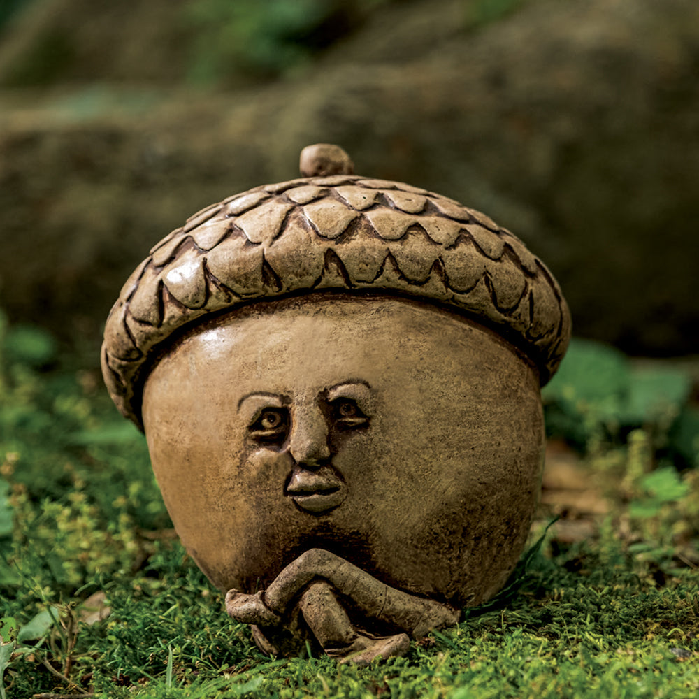 Cornie Cast Stone Garden Statue | Acorn Statue – Soothing Company