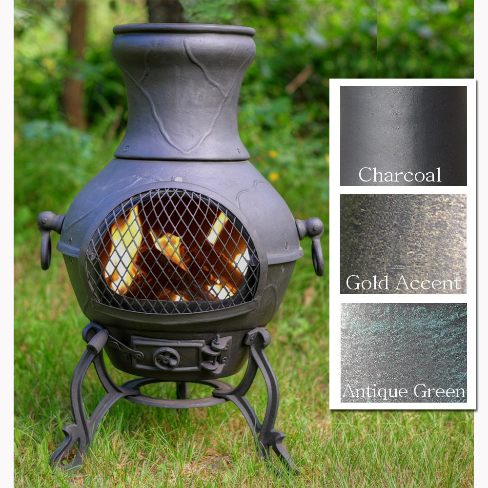 The Blue Rooster Etruscan Chiminea – Soothing Company