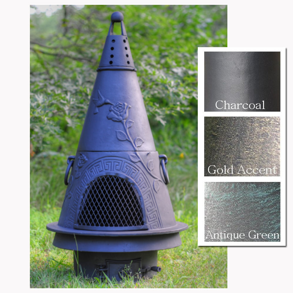 The Blue Rooster Garden Chiminea – Soothing Company