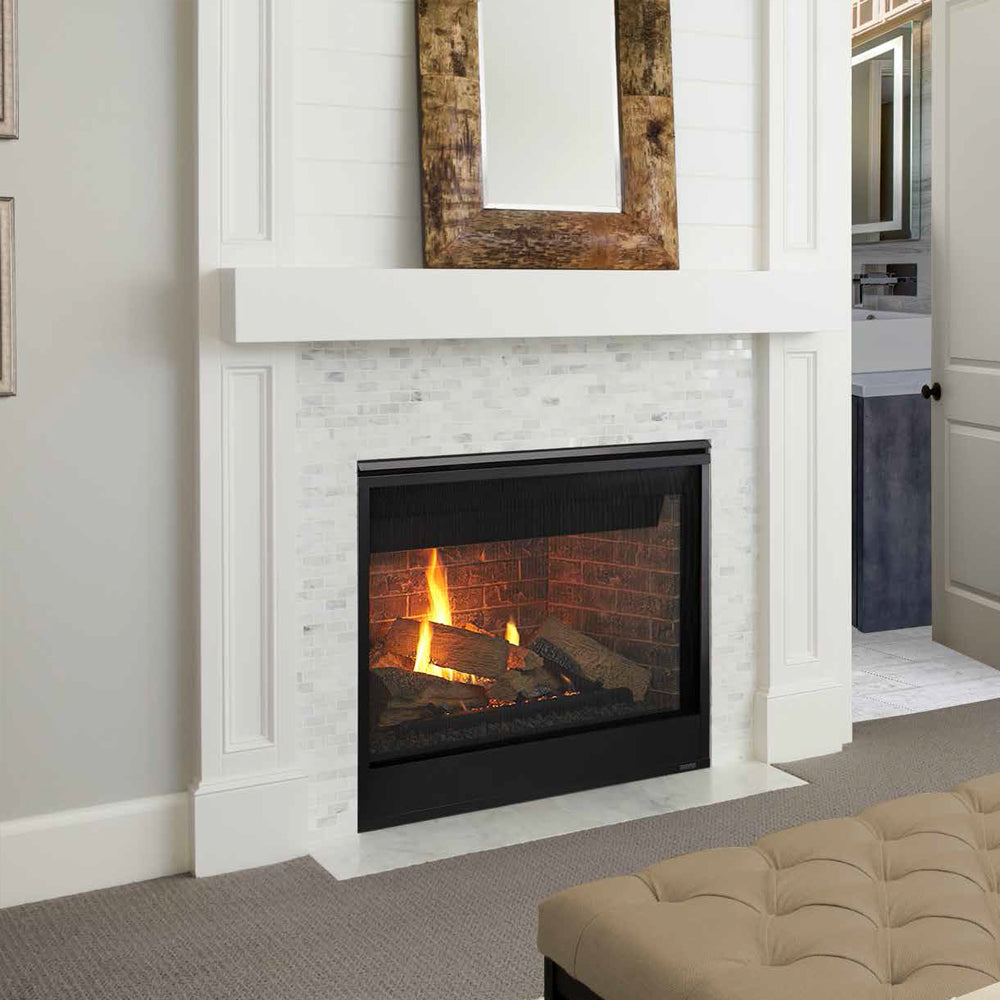 Meridian 36" Top/Rear Direct Vent Fireplace with Intellifire Touch Ign ...