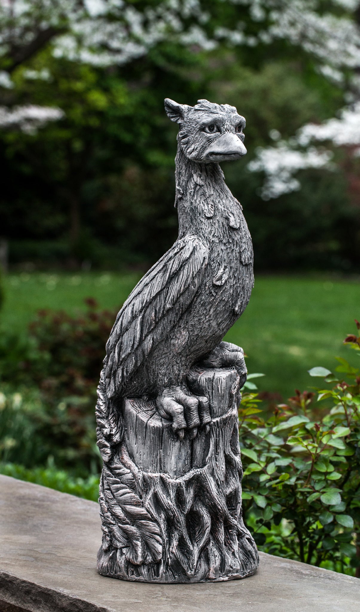 Phoenix Cast Stone Garden Statue – Soothing Company