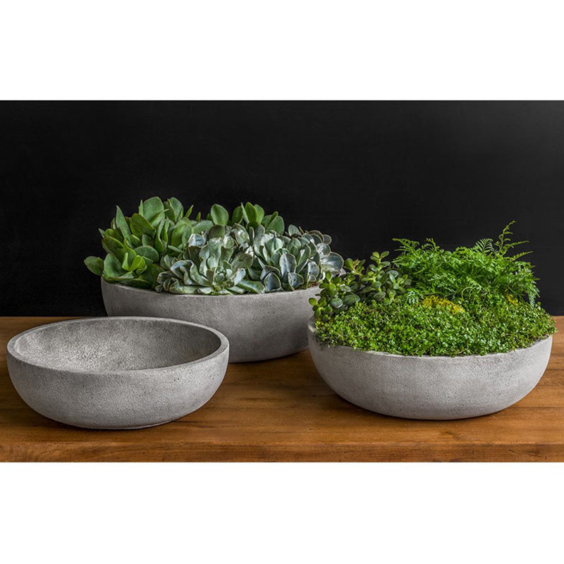Terrace Bowl | Cast Stone Planter – Soothing Company